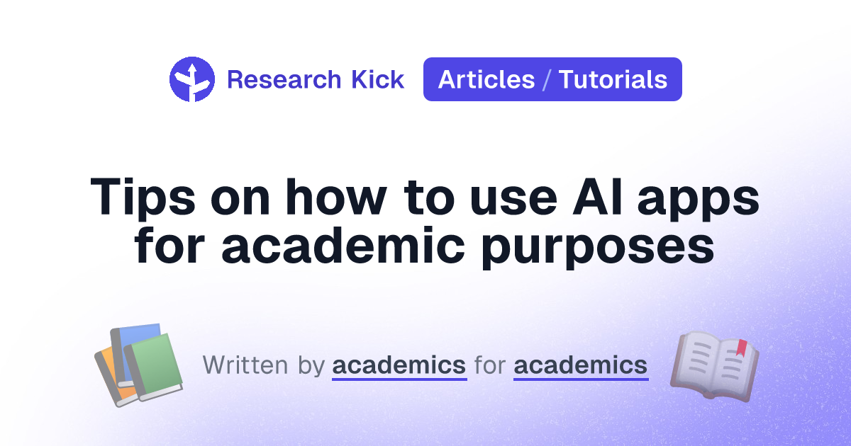 Research Kick: Kickstart Your Research With AI